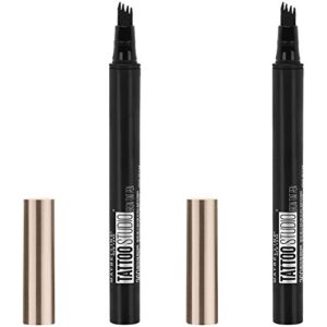 maybelline new york tattoostudio brow tint pen makeup, 2 count