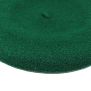 Umeepar Wool French Beret Hat for Women, Green