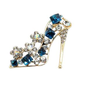 shuiniba high heels shoes shape brooch pin for women brides created brooch size 4.2×3.9cm