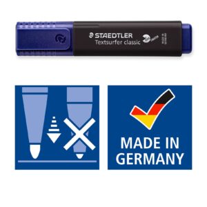 STAEDTLER Textsurfer Classic 364 Highlighter, Case with 10 Colours, Pastel & Vintage 364 CWP10