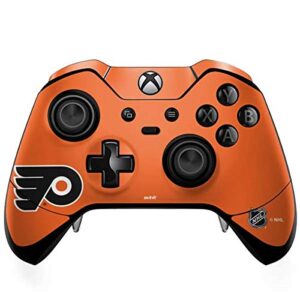 skinit decal gaming skin compatible with xbox one elite controller - officially licensed nhl philadelphia flyers logo design