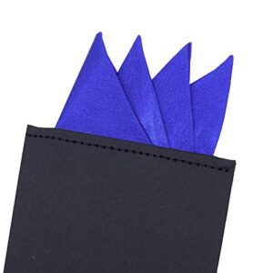 PreFolded Pocket Squares On Card For Men Polyester Suit Handkerchief 8 pieces