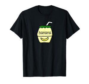 cute banana milk shirt korean kpop chic style t-shirt