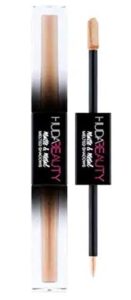 huda beauty matte & metal melted double ended eyeshadows! metallic eyeshadow intense shimmer, blendability and longevity! choose your eye shadow color! (faxu fur/bamboo hoops)