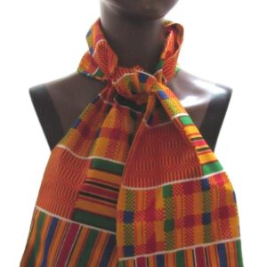 ShopHaven African Kente Scarf, Kente Stole, Kente Cloth, African Scarf, African Print, Black Graduation, Black History, Kwanzaa, Afrocentric, Africa,