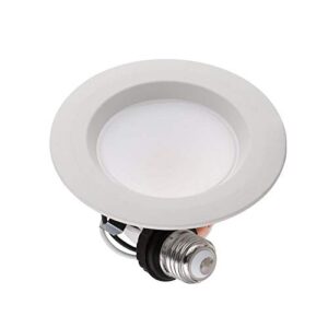 (4 - Pack) Commercial Electric 4 in. Color temperature Integrated LED Recessed Trim