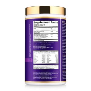 Bruno MD Royal Collagen Peptides, Clinically proven, Dietary Supplement, Improves Skin & Cellulite, European Sourced, Improves the Look of Hair & Nails, Blended with Vitamin C, Bone & Joint Supplement