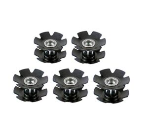 wiroj bluesunshine 5 pcs cycling mountain road bike bicycle headset star nut for fork 1-1/8" (28.6mm)