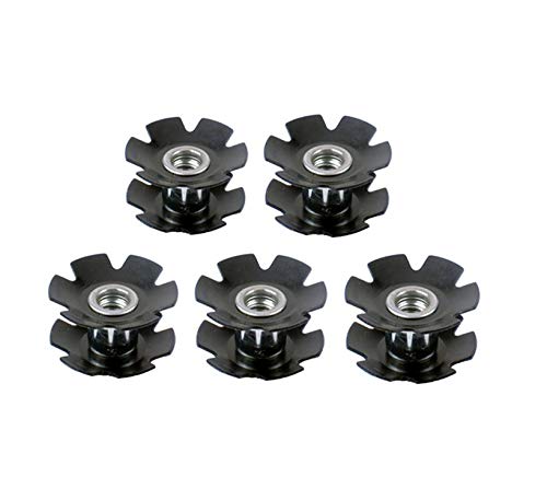 WIROJ BlueSunshine 5 Pcs Cycling Mountain Road Bike Bicycle Headset Star Nut for Fork 1-1/8" (28.6mm)