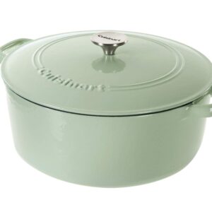 Cuisinart Cast Iron Casserole, Mint Green, 7 Quart