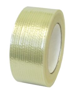 alltapesdepot filament reinforced strapping tapes, uni-directional (2" x 60yd pack of 1 roll)