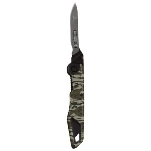 allen company gamekeepers switchback replaceable blade knife - mossy oak original bottomland, camo, one size