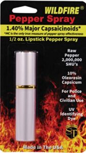 wildfire 1.4% mc lipstick pepper spray pink