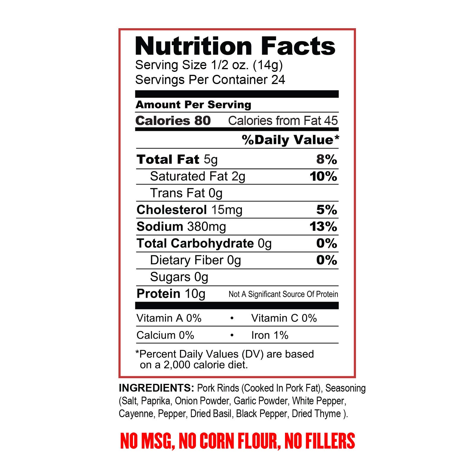 Pork King Good Spicy Cajun Low Carb Keto Diet Pork Rind Breadcrumbs!Perfect For Ketogenic, Paleo, Gluten-Free, Sugar Free and Bariatric Diets (Original) (Cajun, 12 Oz Jar)