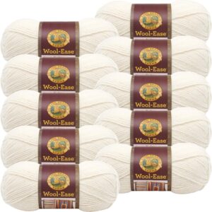 lion brand wool ease yarn-10/pk-fisherman, 10/pk, fisherman 10 pack