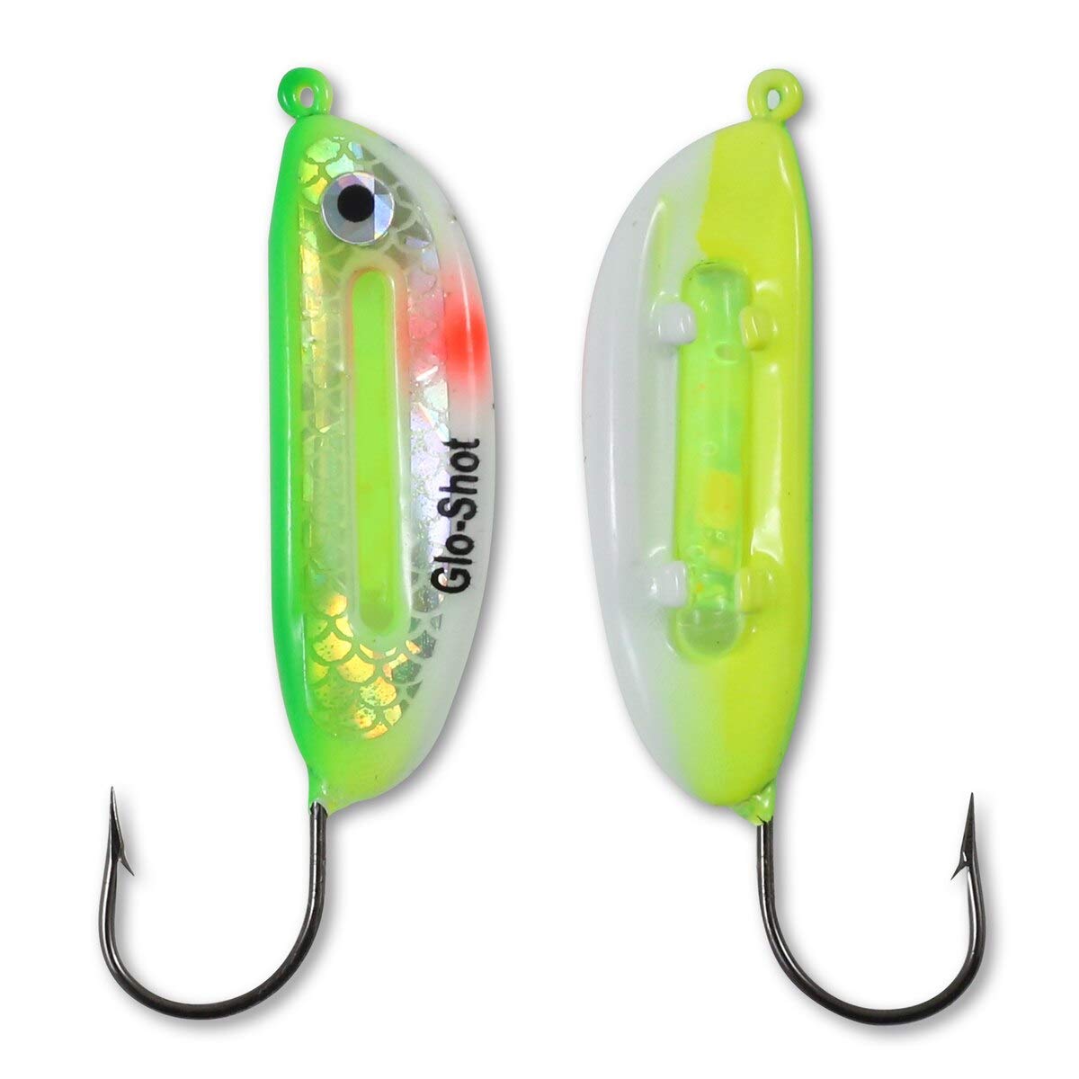 Northland Tackle Glo-Shot Jig - 3/8 Oz - 2/Card - Metallic Gold