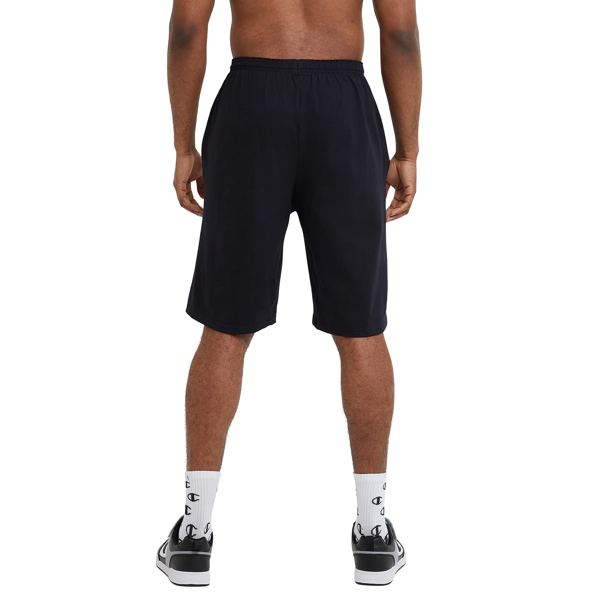 Champion Men's Graphic Jersey Short, black, Small