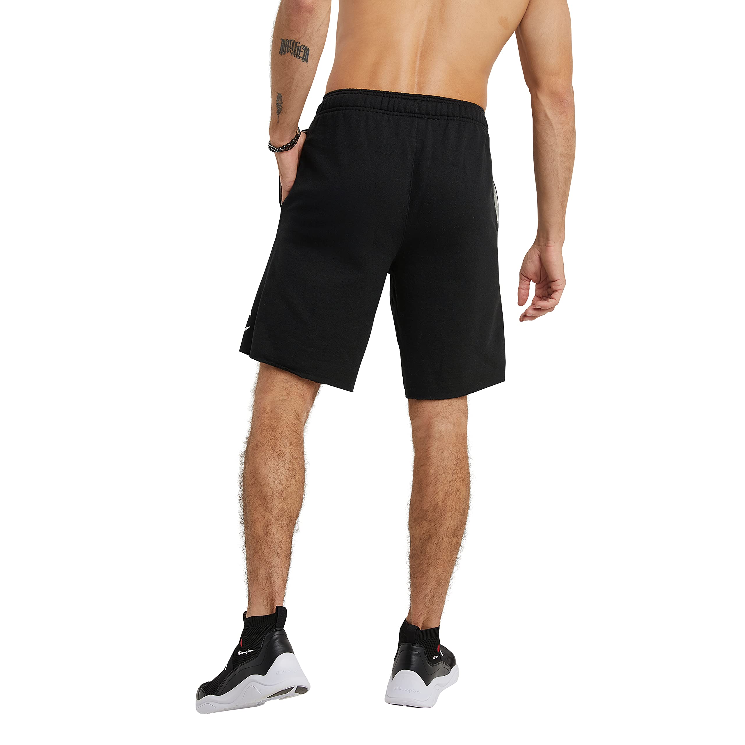 Champion Men's Graphic Jersey Short, black, Small