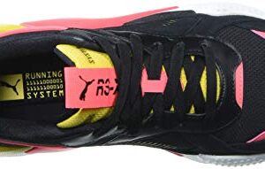 PUMA Men's RS-X Sneaker, Black-Sulphur, 6.5