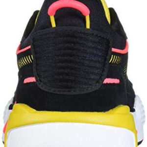 PUMA Men's RS-X Sneaker, Black-Sulphur, 6.5