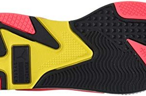 PUMA Men's RS-X Sneaker, Black-Sulphur, 6.5