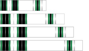 white water archery non-laminated green traditional 9 crest arrow wraps 15 pk choose length width (5.75)