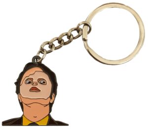 balanced co. dwight schrute keychain (mask)