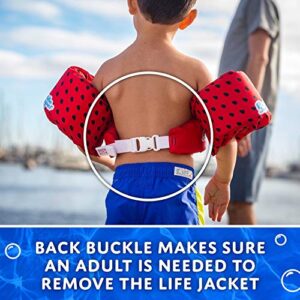 STEARNS Original Puddle Jumper Kids Life Jacket | Deluxe Life Vest for Children, Pink Crab