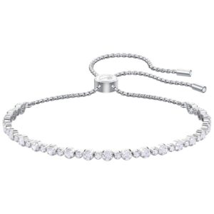 swarovski crystal subtle clear bolo bracelet