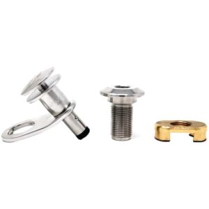 phender pro - 1/2'' quick-release fender set with ergonomic design | 316 stainless steel for ultimate corrosion resistance (1 receiver, 1 pin)