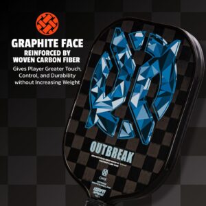 ONIX Outbreak Pickleball Paddle Reinforced by TeXtreme® Technology for Improved Performance and Stronger Play