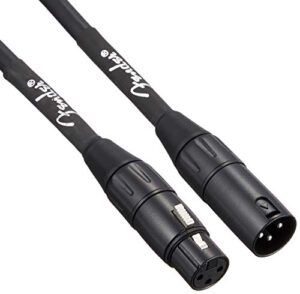 fender professional series microphone cable, xlr, black, 25ft