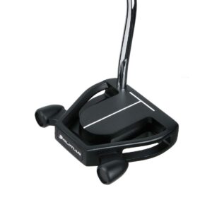 orlimar golf f80 mallet putter, men's right handed 35" black/silver with oversize putter grip