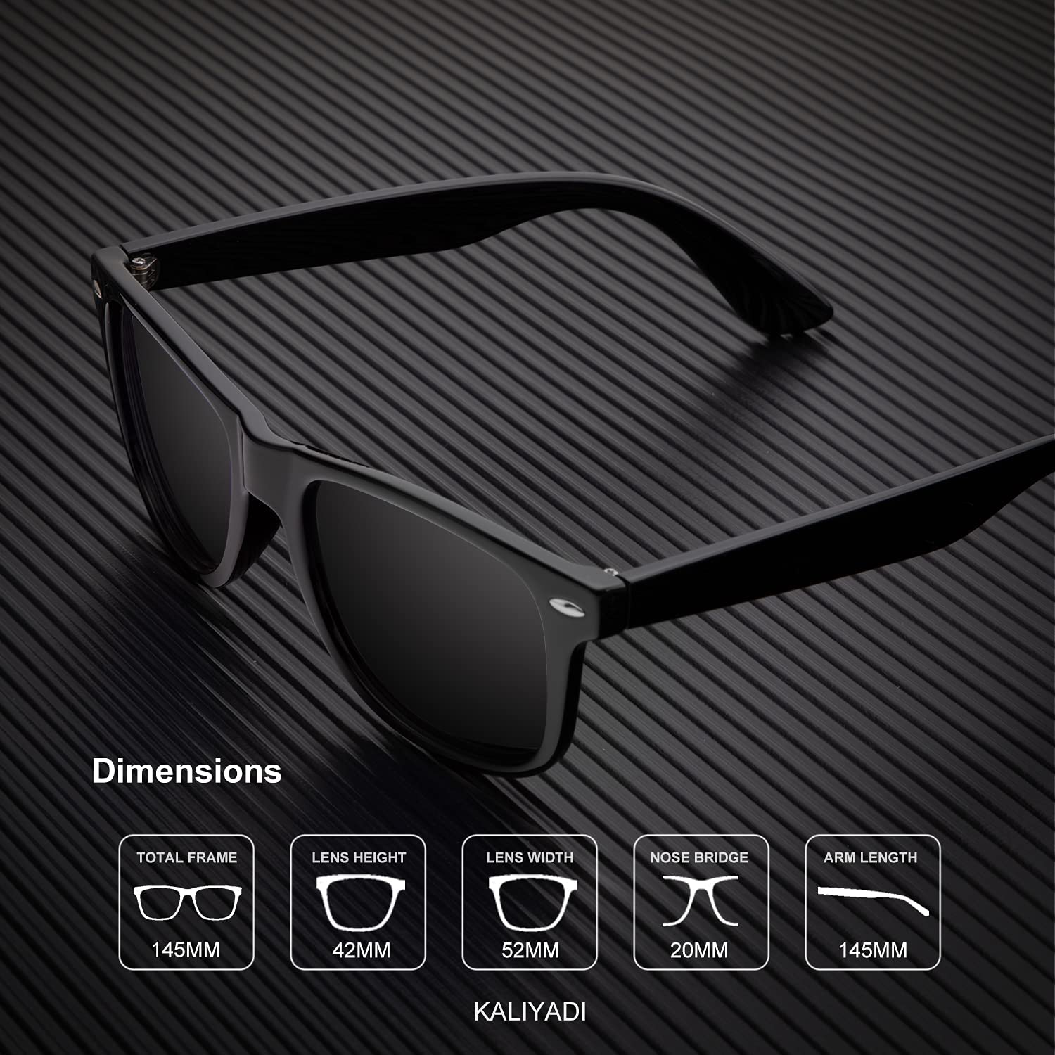 KALIYADI Polarized Sunglasses for Men and Women Mens Sunglasses Driving Sun Glasses UV Blocking