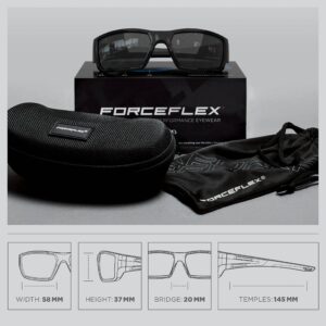 FORCEFLEX Heat | Flexible, Unbreakable Sports and Running Sunglasses for Men and Women