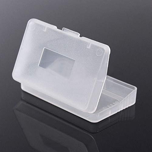 WICAREYO 10pcs Clear White Game Cartridge Protection Case for Gameboy Color GBC & 10pcs Clear Protection Game Case Dust Cover for Gameboy Advance GBA