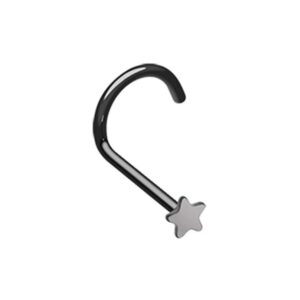 colorline star nose screw ring (black)