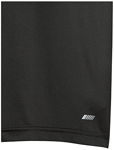 Amazon Essentials Men's Active Performance Tech T-Shirt (Available in Big & Tall), Pack of 2, Black, Large