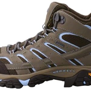 Merrell Women's Moab 2 MID Gore-TEX Hiking Boot, Brindle, 5