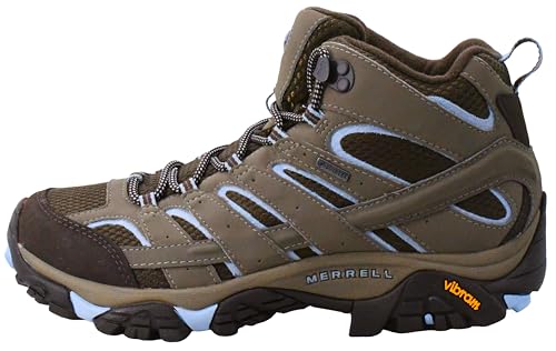 Merrell Women's Moab 2 MID Gore-TEX Hiking Boot, Brindle, 5