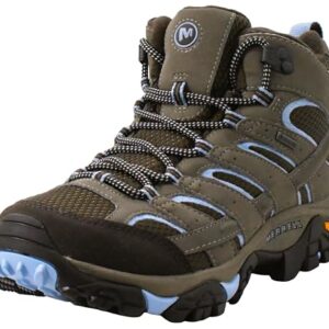 Merrell Women's Moab 2 MID Gore-TEX Hiking Boot, Brindle, 5