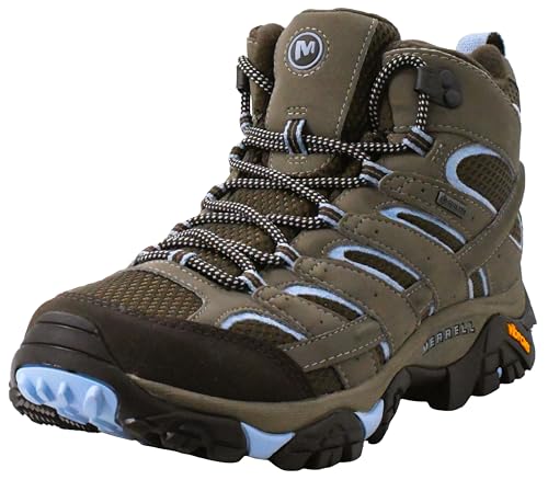 Merrell Women's Moab 2 MID Gore-TEX Hiking Boot, Brindle, 5