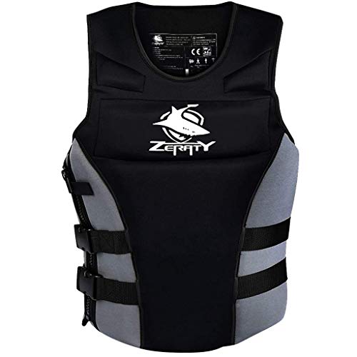 Zeraty Life Jacket Adult Impact Vest for Outdoor Floating Swimming Ski|CE Proof 50N