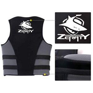 Zeraty Life Jacket Adult Impact Vest for Outdoor Floating Swimming Ski|CE Proof 50N