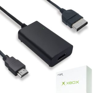 levelhike hdmi cable for original xbox console, original xbox to hdmi adapter with component signal (100% improved video quality-hd converter)