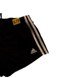 adidas Girls Youth Core Athletic Short (Black, Medium-10/12)