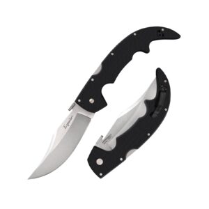 cold steel espada series folding knife with tri-ad lock and pocket clip, g-10 espada large