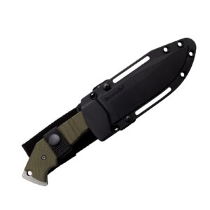 Cold Steel AK-47 Field 5.5" CPM 3V Razor-Sharp Clip Point Blade 4.875" G-10 Handle Tactical Fixed Blade Knife w/Secure-Ex Sheath