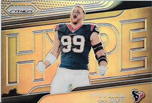 2018 panini prizm hype prizm #3 j.j. watt texans football card nm-mt