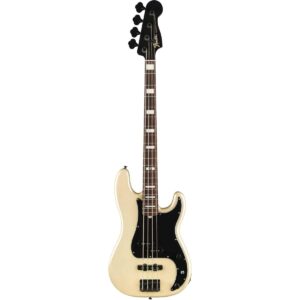 fender duff mckagen deluxe precision bass, white pearl, rosewood fingerboard